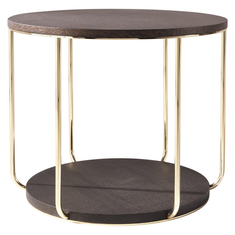 21st Century Ambar Side Table in Carbalho by Etro Home Interiors For ...