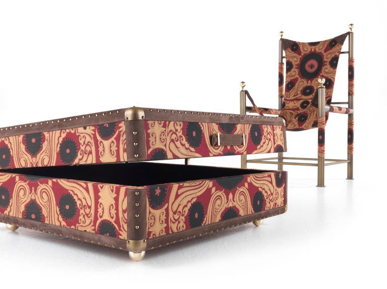 21st Century Babel Chair in Bukhara Fabric and Metal by Etro Home ...