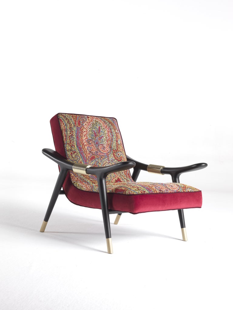 21st Century Masai Armchair in Rakam Fabric by Etro Home Interiors For ...