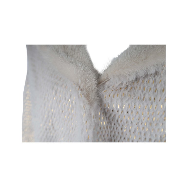 Etro Mink Trim Coat - '00s For Sale at 1stDibs