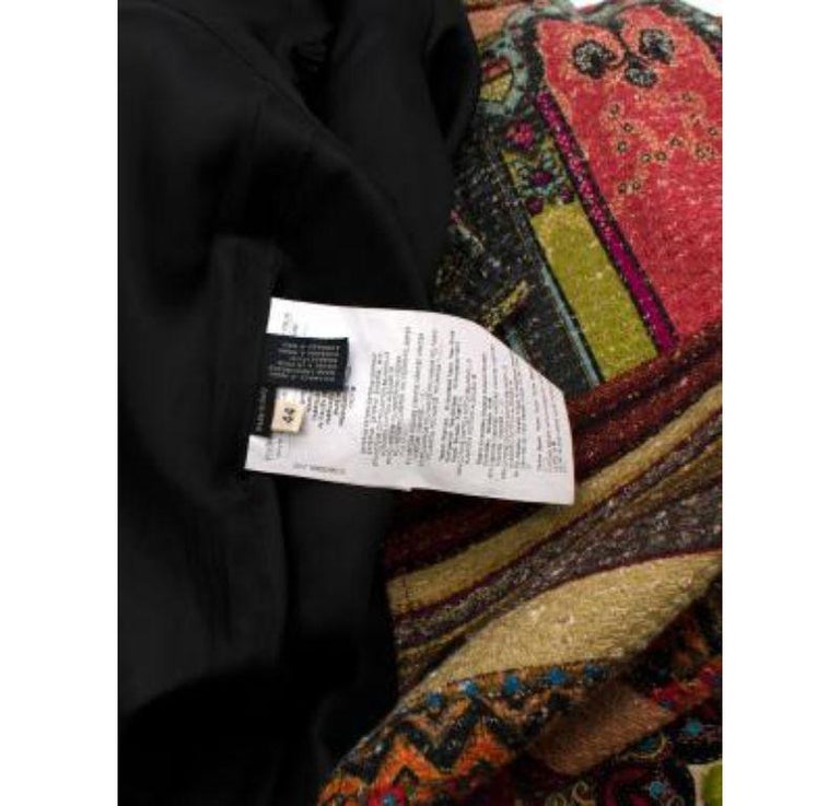 Etro Multicolour Embroidered Embellished Coat For Sale at 1stDibs