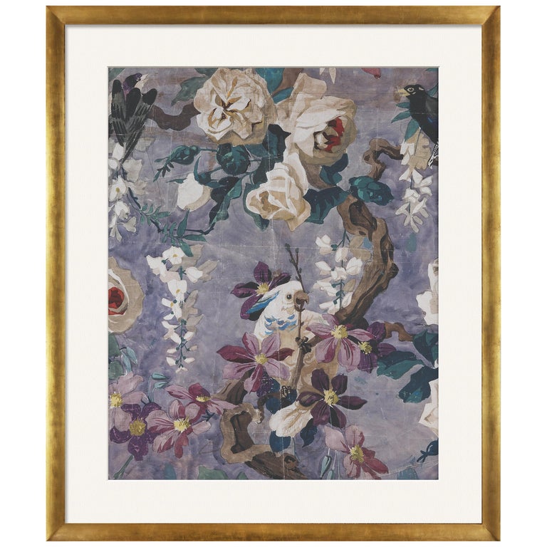 21st Century Papier Lilac Print with Frame by Etro Home Interiors For ...