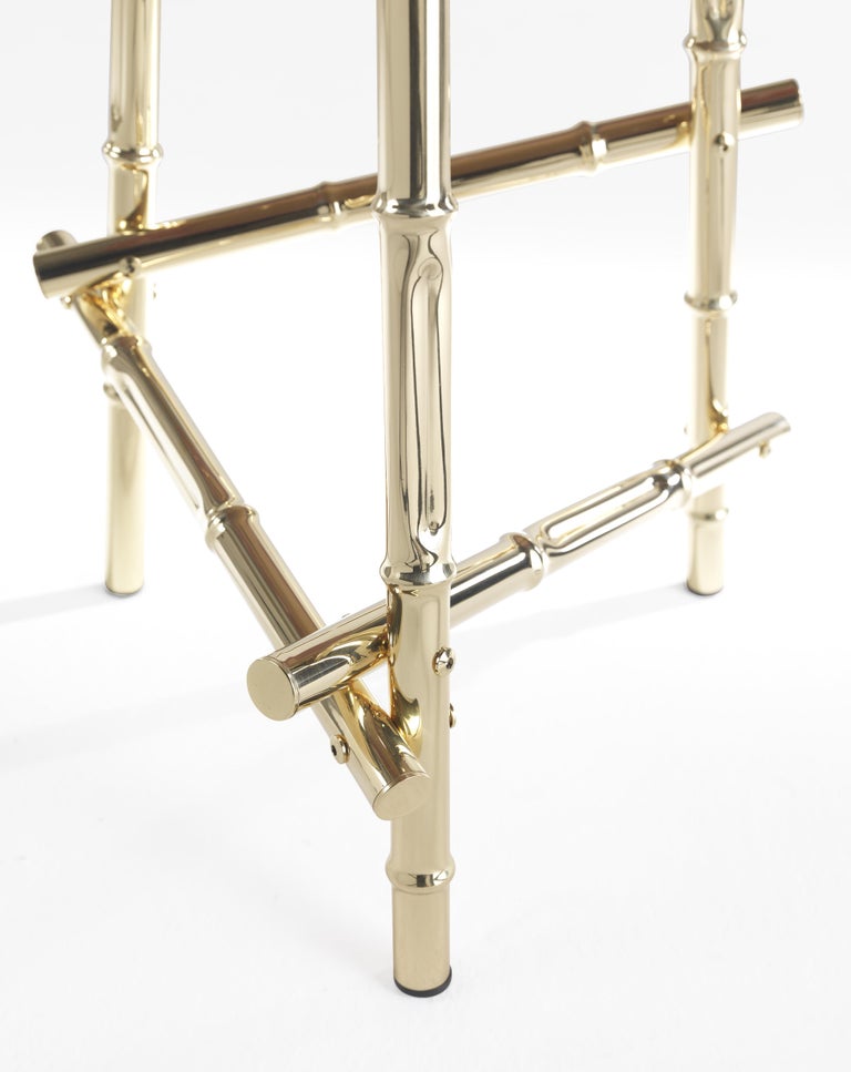 21st Century Samarcanda Small Table in Brass and Marble by Etro Home ...