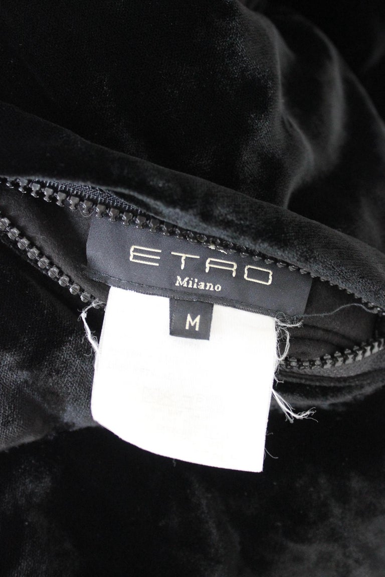 Etro Silk Black Beige Double Face Puffer Jacket 2000s Rare For Sale at ...
