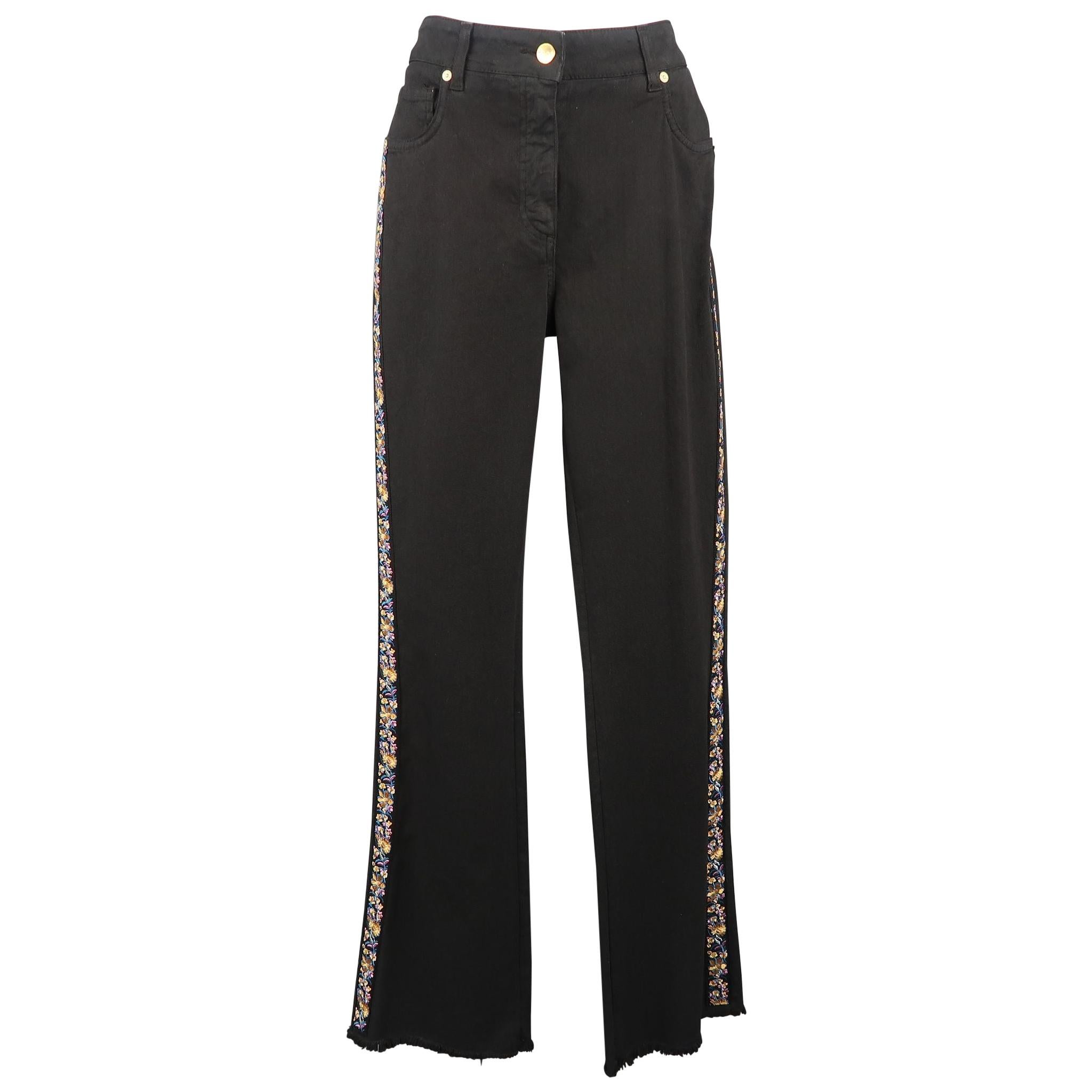 Etro Wool Blend Paisley Trousers or Pants For Sale at 1stDibs | paisley ...