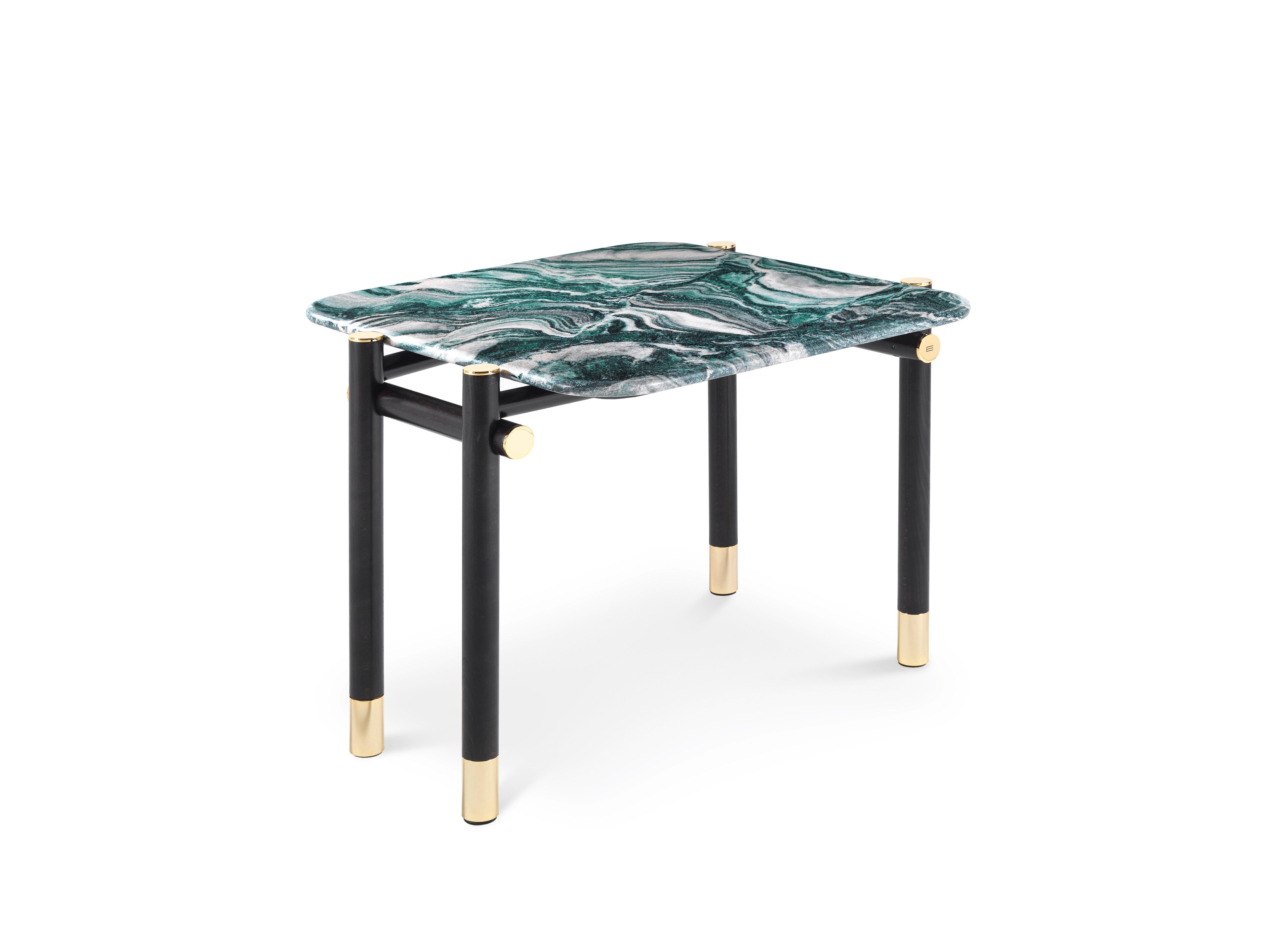 21st Century Woodstock Small Table in Marble and Wood by Etro Home ...