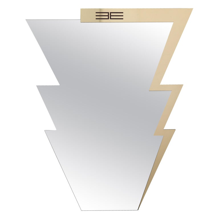 Etro Home Interiors Ziggy Mirror in Polished Brass - En vente sur 1stDibs