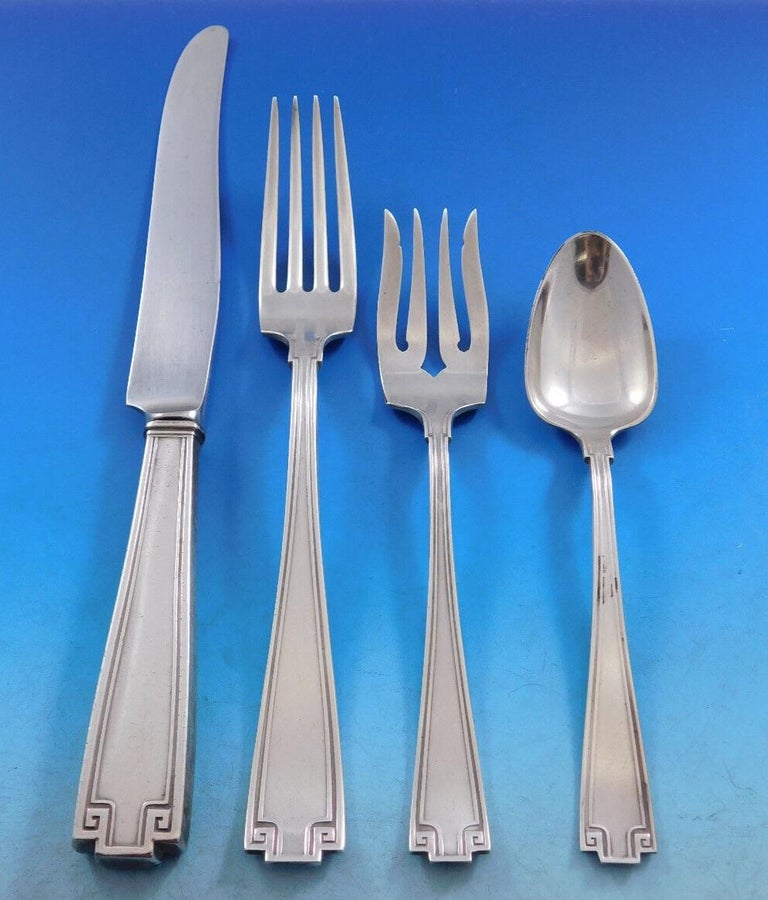 Etruscan by Gorham Sterling Silver Flatware Set for 12 Service 84 ...