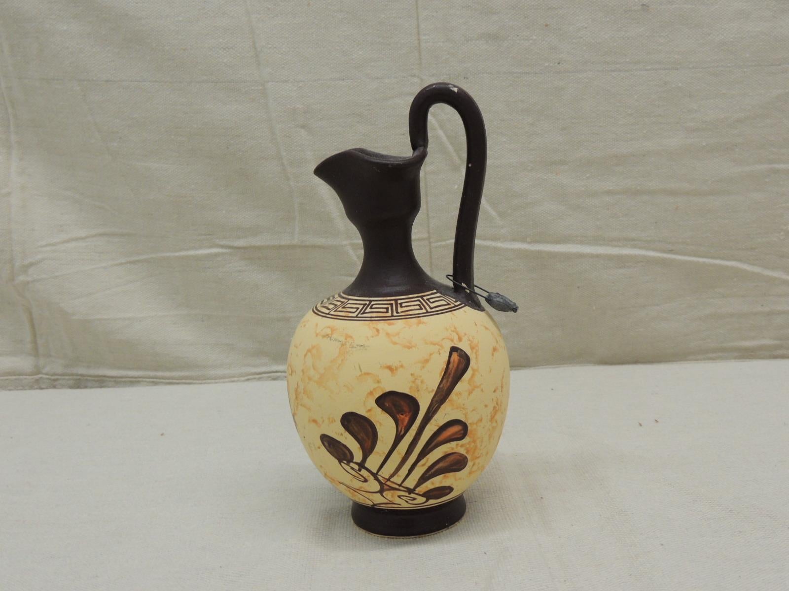 Etruscan Grecian Jug with Handle For Sale at 1stDibs | etruscan vases ...