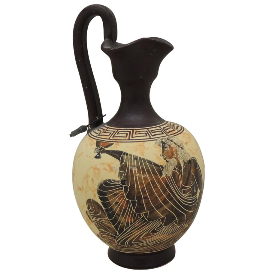 Etruscan Grecian Jug with Handle For Sale at 1stDibs | etruscan vases ...