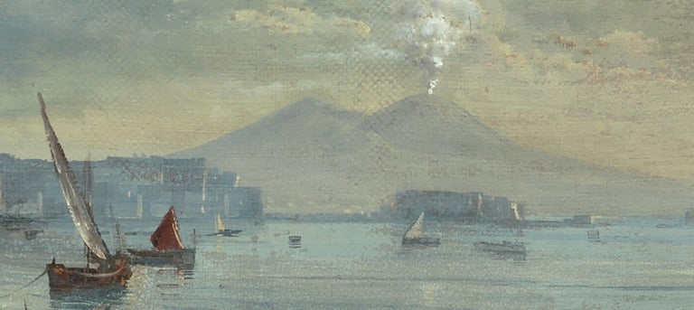 Ettore Ferrante - NAPLES - Ettore Ferrante Italian Landscape Oil on ...