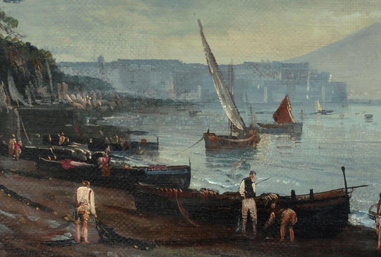 Ettore Ferrante - NAPLES - Ettore Ferrante Italian Landscape Oil on ...