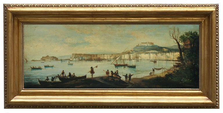 Ettore Ferrante - NAPLES - Posillipo School - Italian Landscape Oil on ...