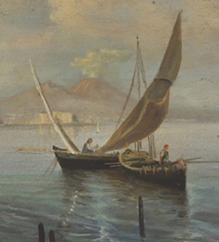 Ettore Ferrante - NAPLES - Posillipo School -Italian Landscape Oil on ...