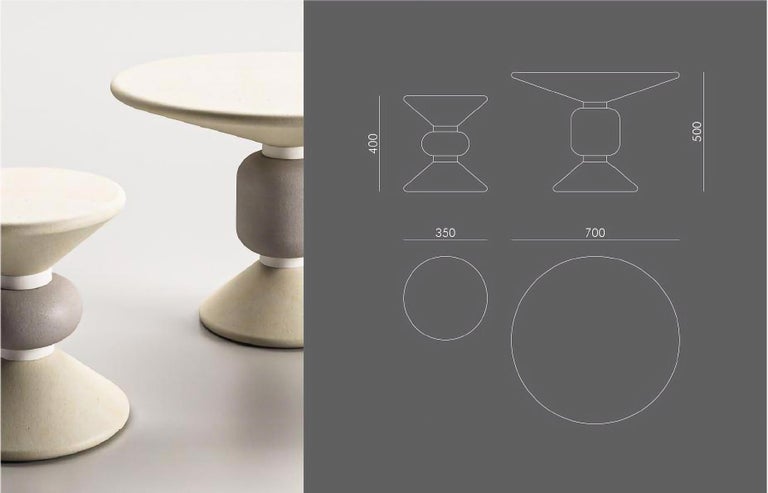 Ettore Limestone Coffee Table, by Pimar, Italy For Sale at 1stDibs