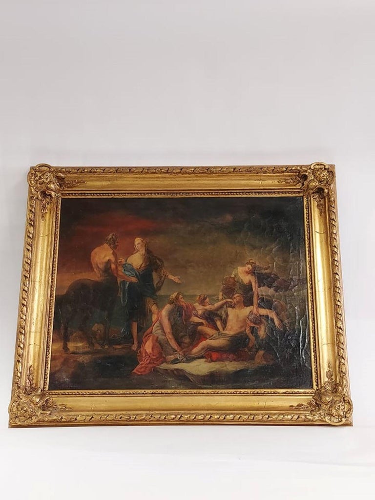 Ettore Simonetti - Thetis takes Achilles from the Centaur Chiron signed ...