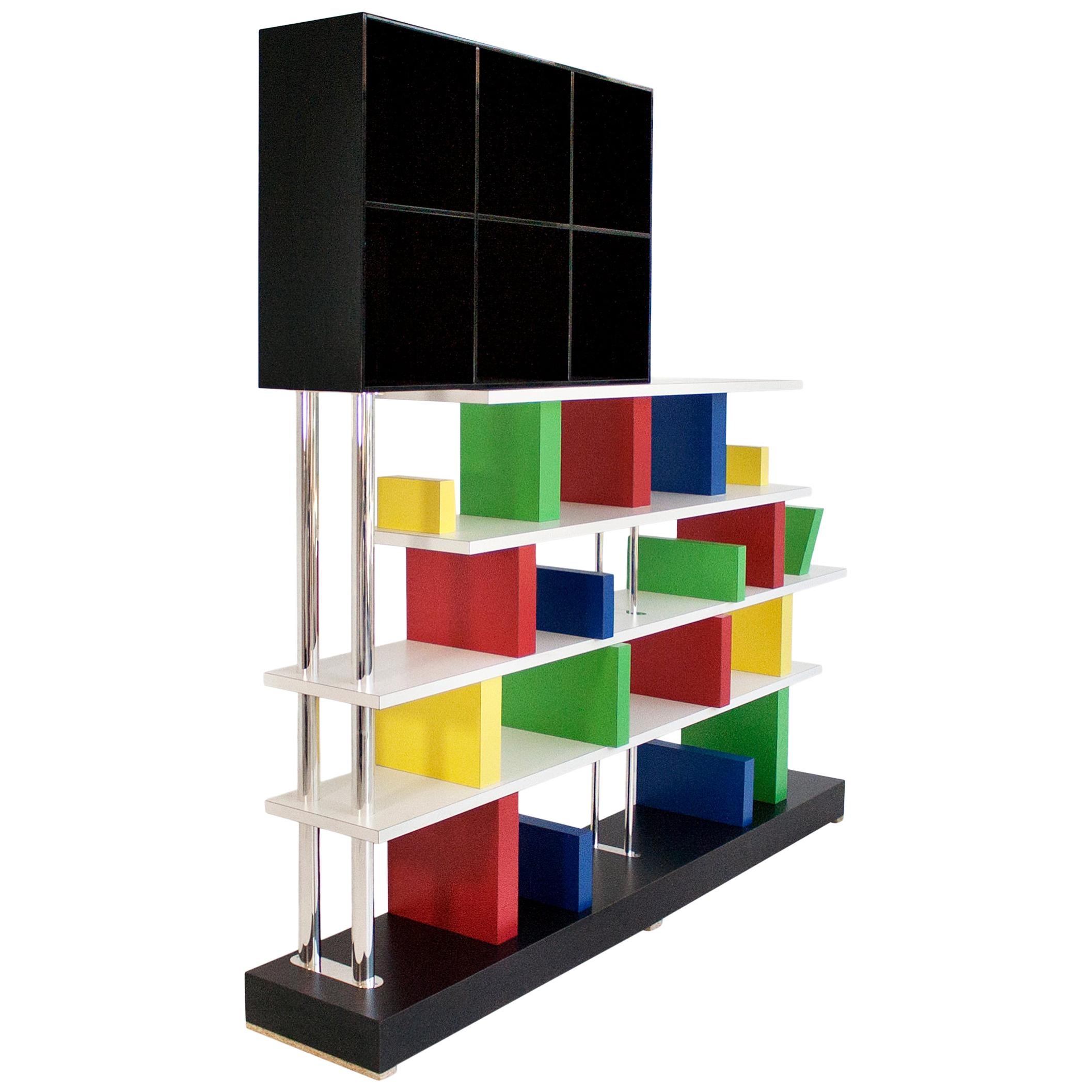 "Carlton" Bookcase By Ettore Sottsass at 1stdibs