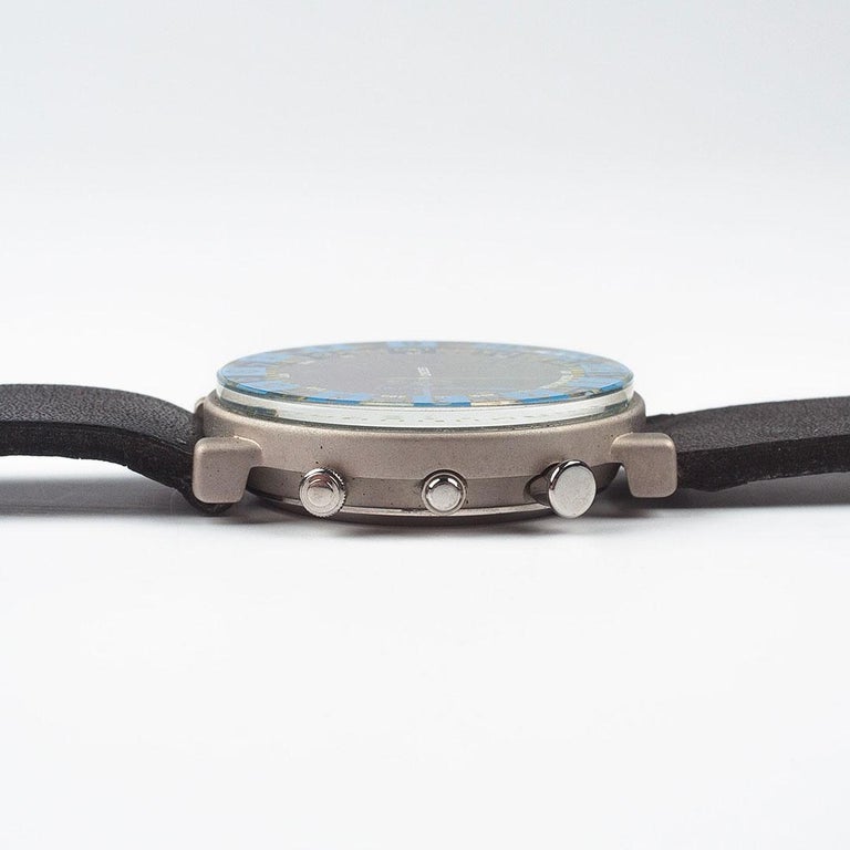 Ettore Sottsass Chronograph Watch, Collection Sottsass for Seiko, Japan ...