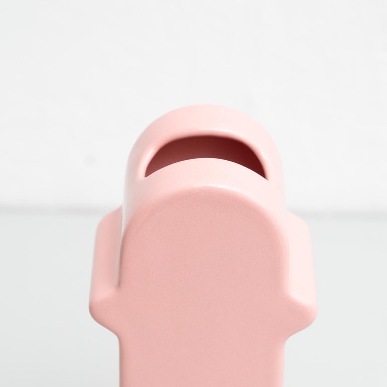 Ettore Sottsass Pink Ceramic Shiva Flower Vase, by BD Barcelona For ...