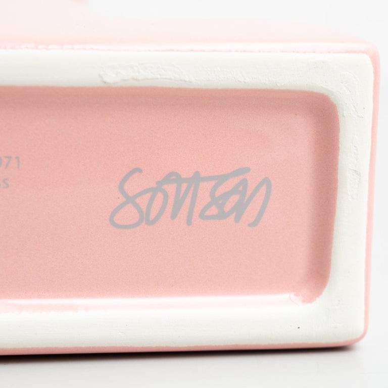 Ettore Sottsass Pink Ceramic Shiva Flower Vase, by BD Barcelona For ...