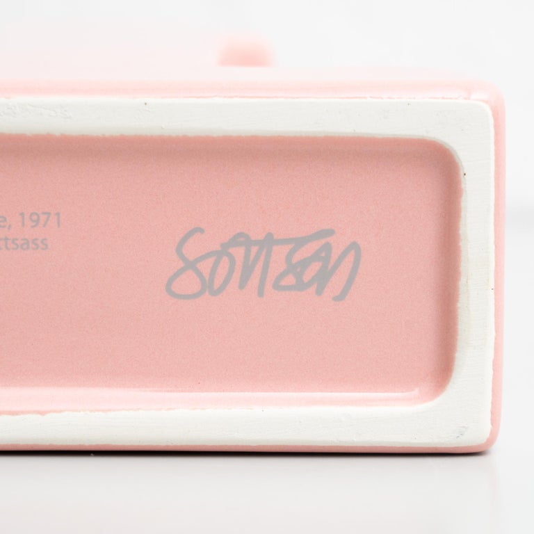 Ettore Sottsass Pink Ceramic Shiva Flower Vase, by BD Barcelona For ...
