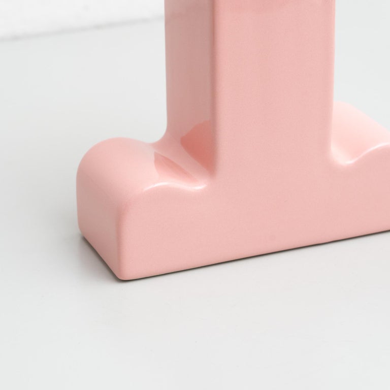 Ettore Sottsass Pink Ceramic Shiva Flower Vase, by BD Barcelona For ...