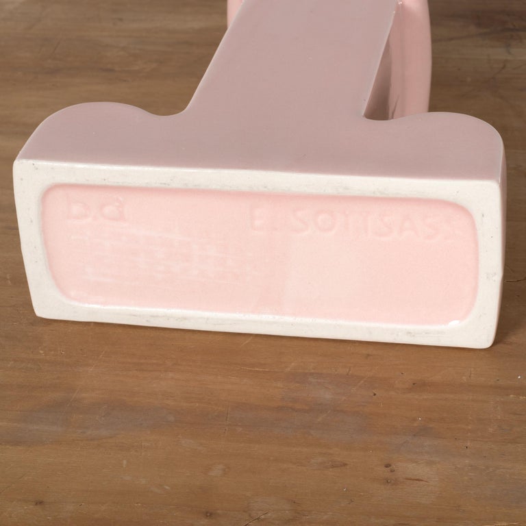 Ettore Sottsass Pink 'Shiva Vase' for BD Barcelona, Spain, 1973 at 1stDibs