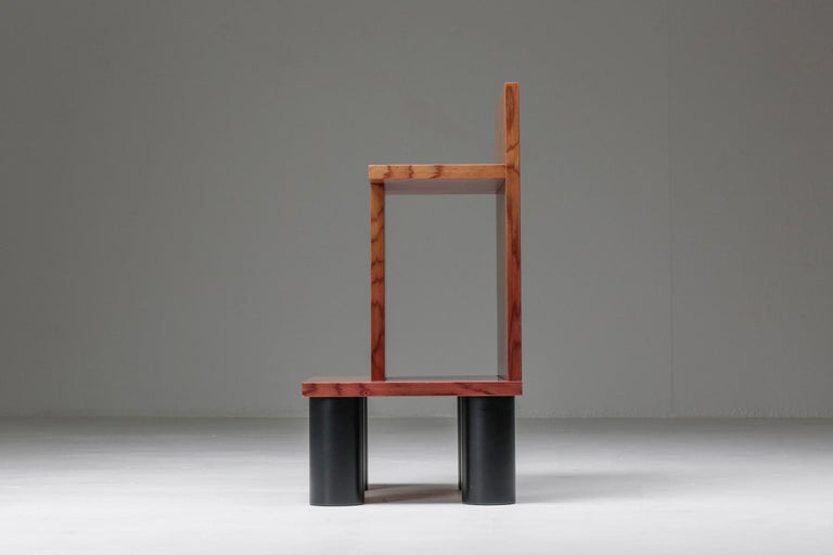 Ettore Sottsass Side Table Memphis Style at 1stDibs