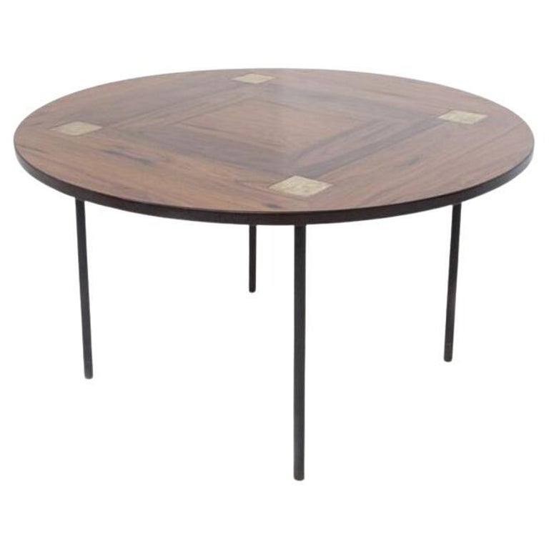 Ettore Sottsass, T72 Brass and Wood Dining Table, Mid-Century Modern ...