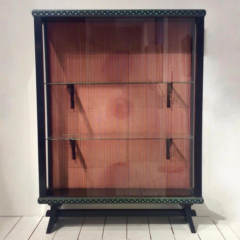 Ettore Zaccari Display Cabinet, circa 1910, Italy at 1stDibs