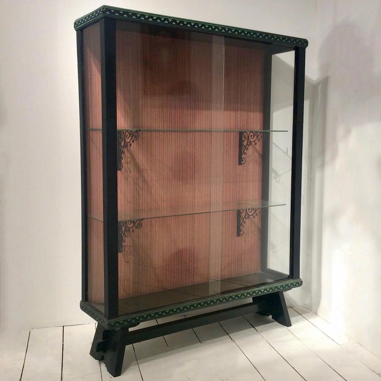 Ettore Zaccari Display Cabinet, circa 1910, Italy at 1stDibs