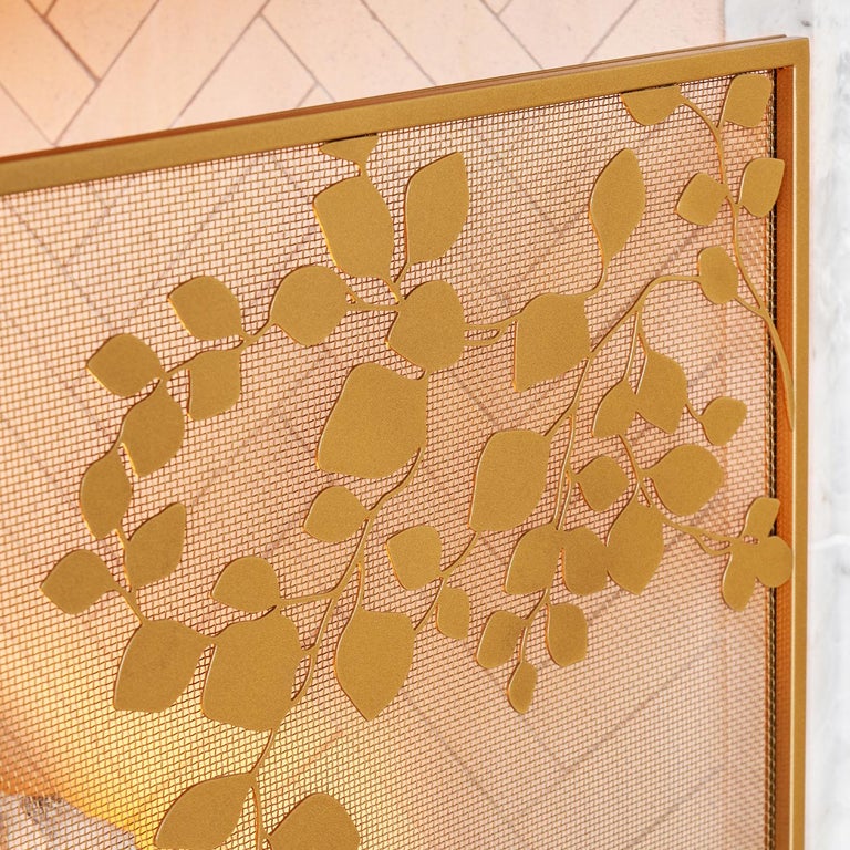 Eucalyptus Fireplace Screen For Sale at 1stDibs
