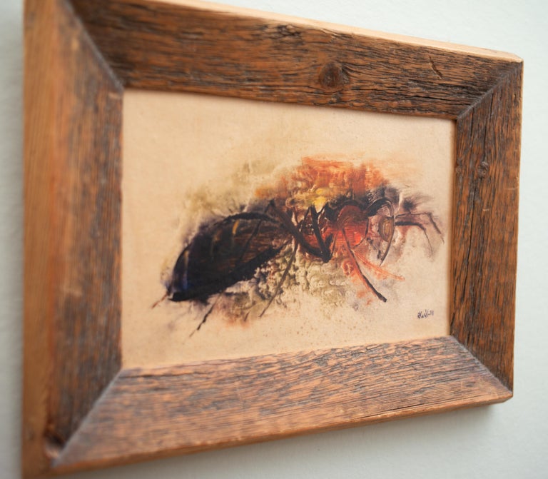 Eugen Kask - Ant Battle by Eugen Kask, Oil on Panel, Signed, 1978, Free ...