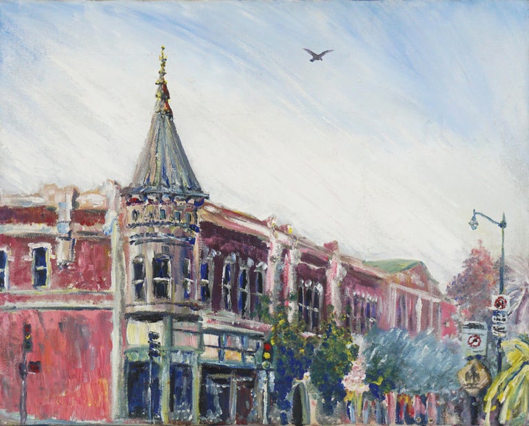 Eugene Atchinson - Vintage Downtown Los Gatos, California Street Scene ...