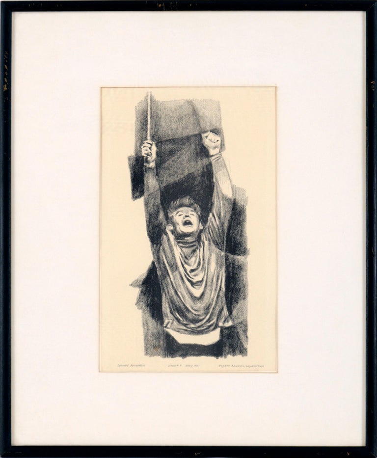 Eugene Hawkins - "Leonard Bernstein" - Rare Signed Figurative ...