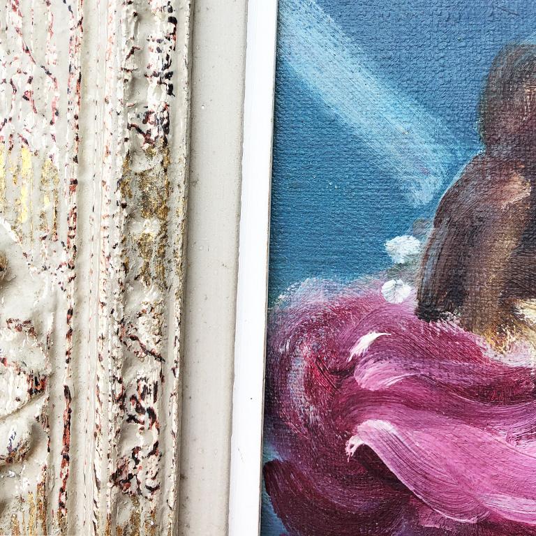 Eugene Lelievre Portrait Oil on Canvas Painting Signed and Framed 1920s ...