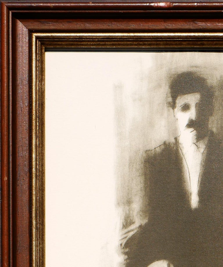 Eugene Massin - Naturalistic Figurative Portrait Lithograph of a Well ...