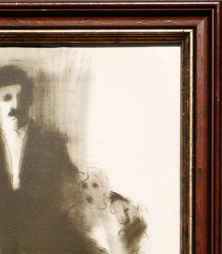 Eugene Massin - Naturalistic Figurative Portrait Lithograph of a Well ...
