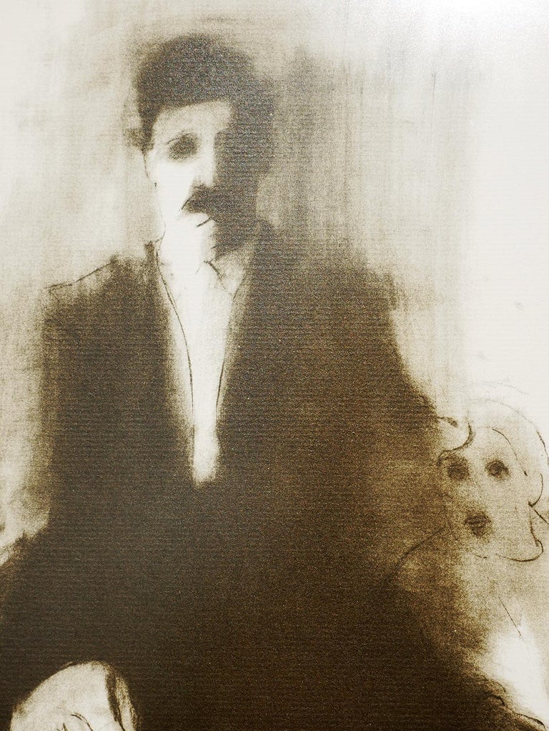 Eugene Massin - Naturalistic Figurative Portrait Lithograph of a Well ...