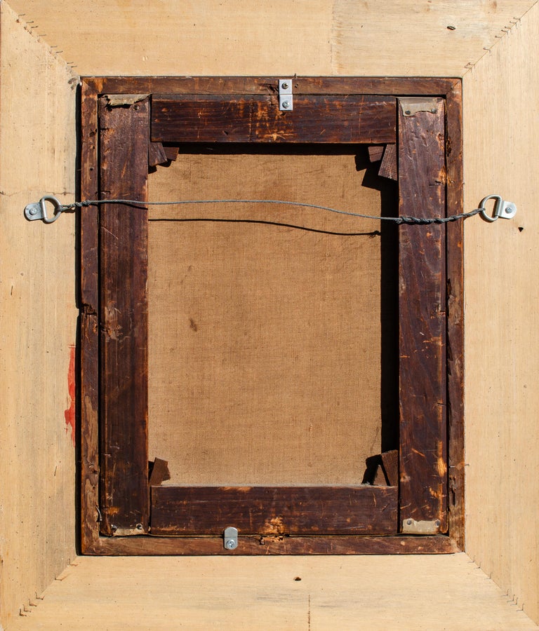 eugene meeks - Eugene Meeks English oil painting of a woman at a well ...