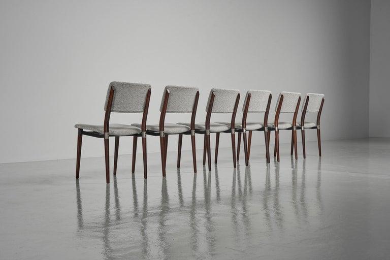 Eugenio Gerli S82 Dining Chairs Tecno, Italy, 1962 For Sale at 1stDibs
