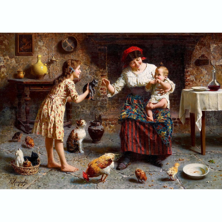 Eugenio Zampighi Italian 1859 1944 19th 20th C Oil On Canvas eugenio-zampighi-italian-1859-1944-19th-20th-c-oil-on-canvas