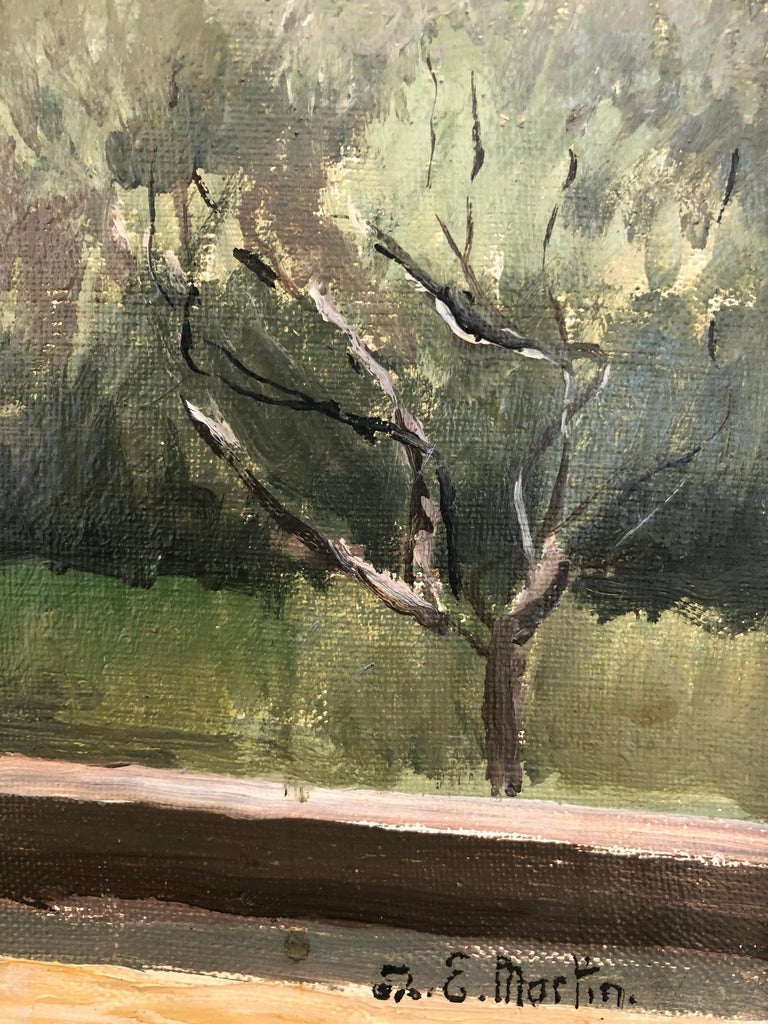 Eugène Louis Martin - Landscape and orchard For Sale at 1stDibs