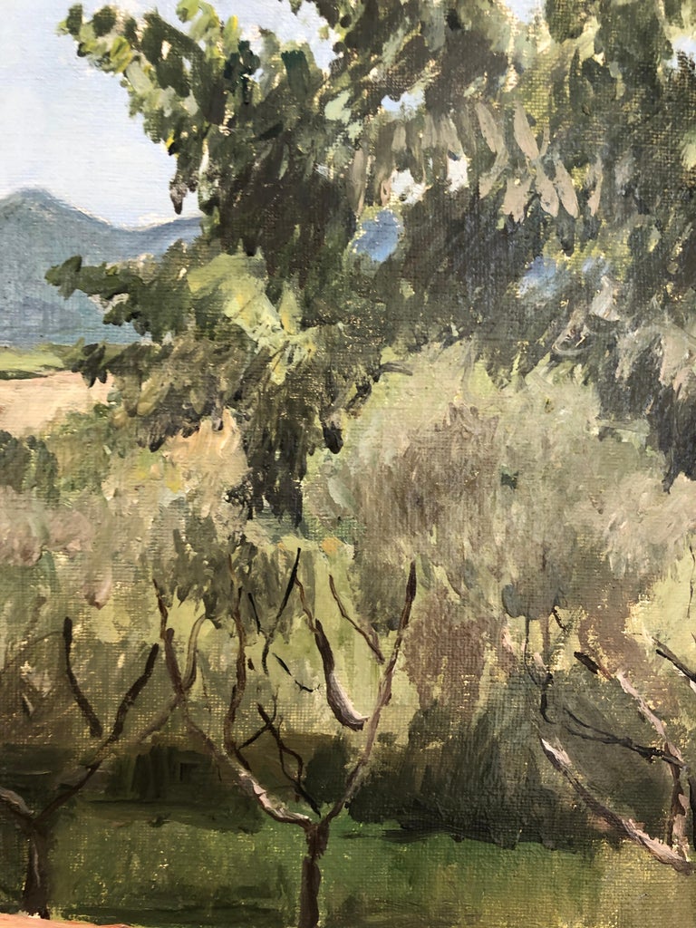 Eugène Louis Martin - Landscape and orchard For Sale at 1stDibs