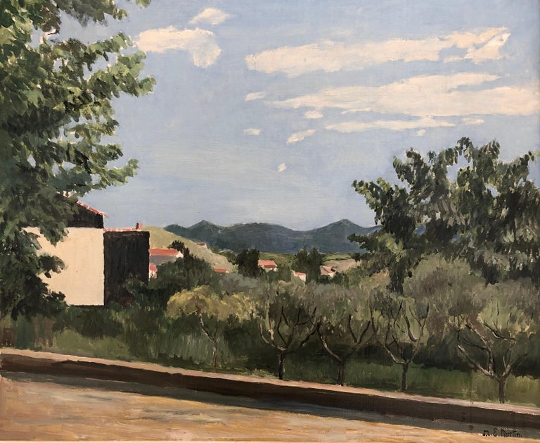 Eugène Louis Martin - Landscape and orchard For Sale at 1stDibs