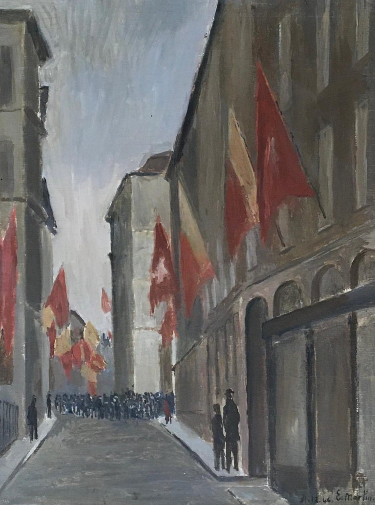 Eugène Louis Martin - Restoration Day on December 31, Geneva For Sale ...