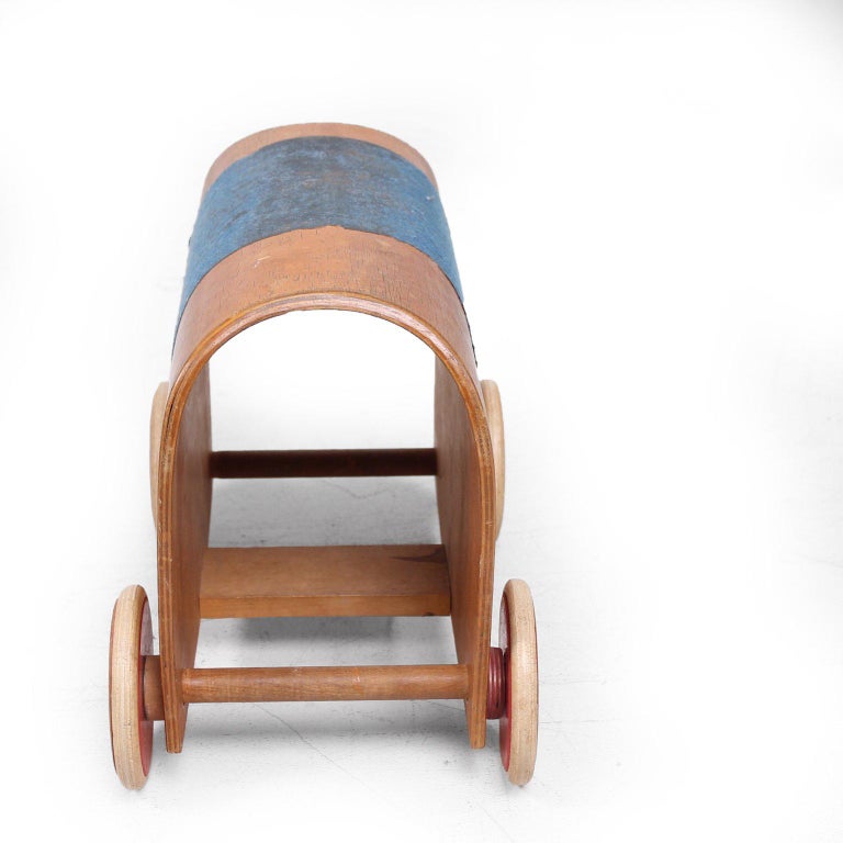 European 1950s Elephant Toy Car, Mid-Century Period For Sale at 1stDibs