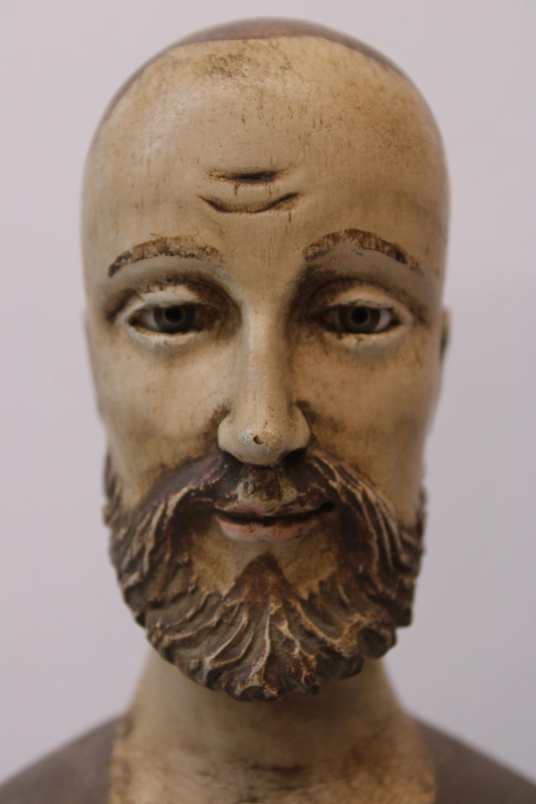 European Articulated Wood Figure "Giuseppe" For Sale at 1stDibs