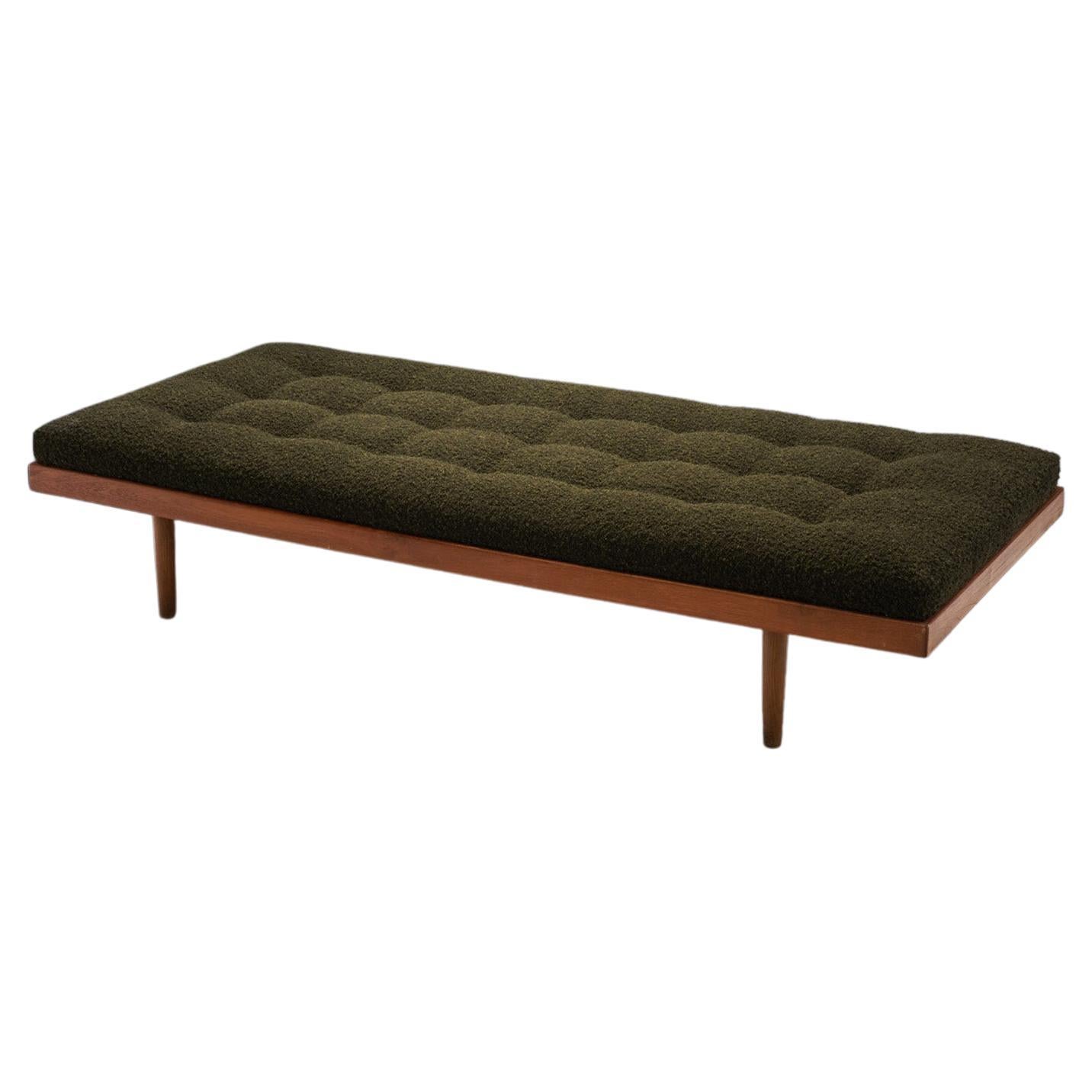 European Mid-Century Modern Daybed in Pony Hide, Europe ca 1950s For ...