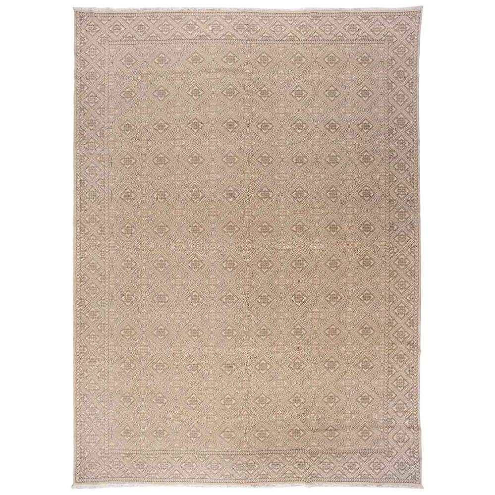 European Design Rug in Beige and Taupe For Sale at 1stDibs